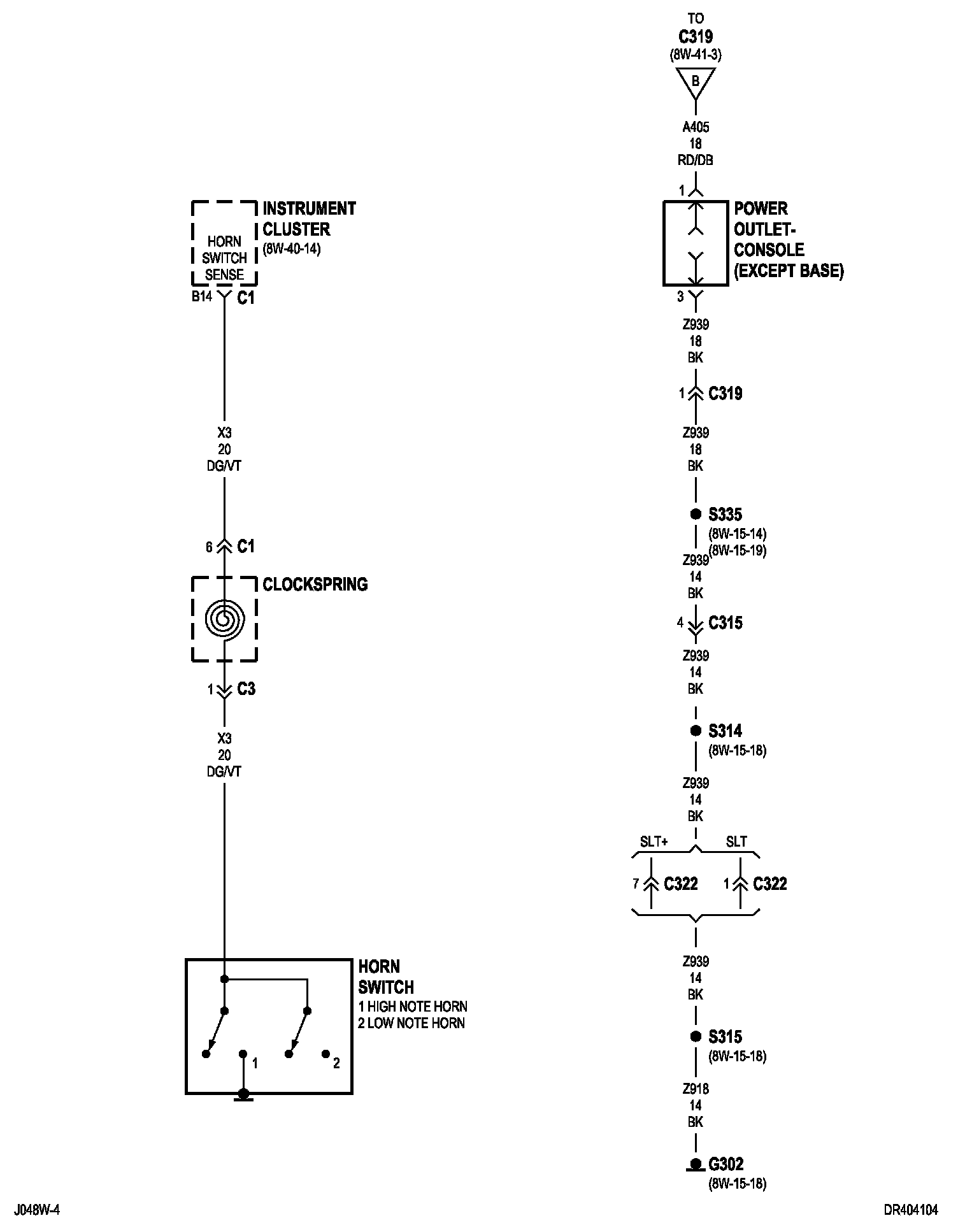 Auxiliary Power Outlet — 2004 Dodge and Ram RAM 2500 Truck 4WD L6-5.9L ...