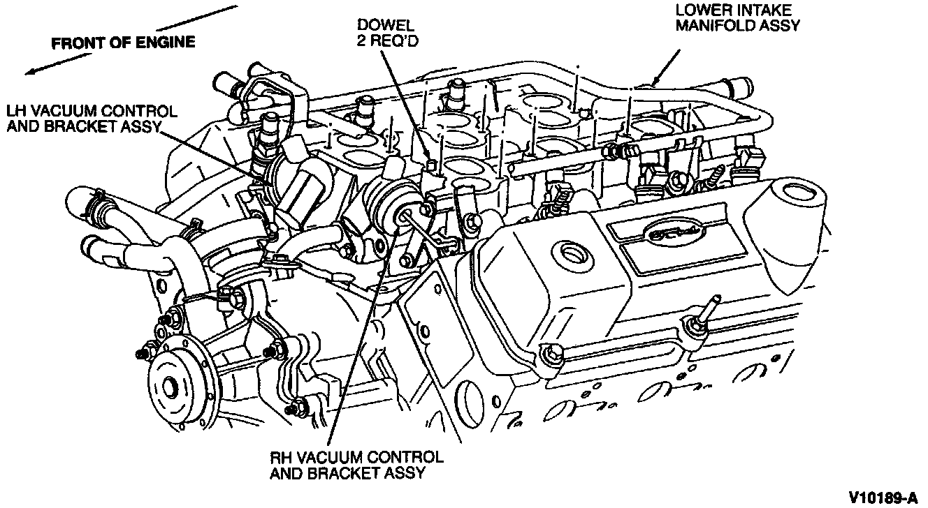 Air Intake System Overview — 1997 Ford Truck Windstar V6-3.8L VIN 4 ...