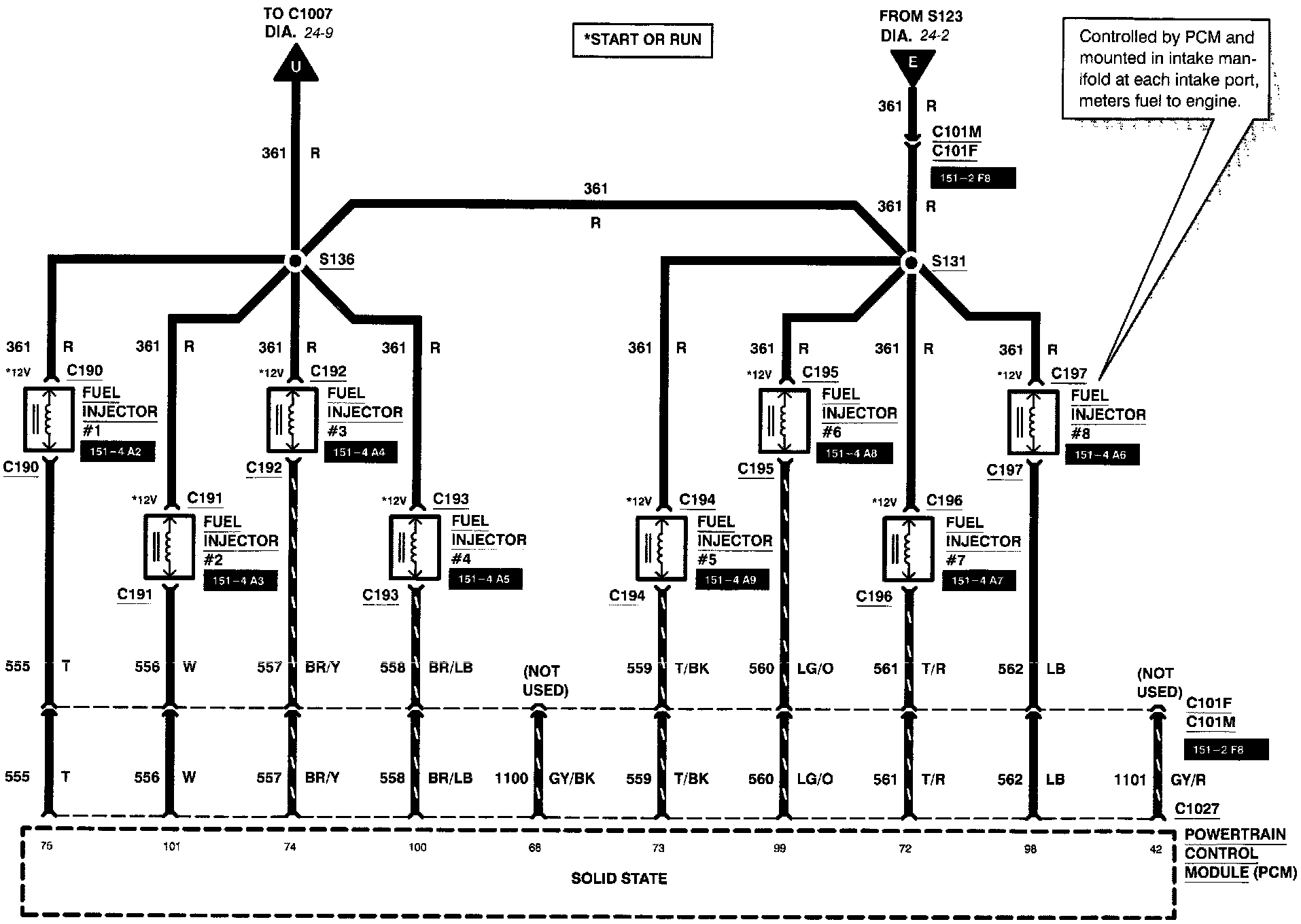 Electrical Diagrams — 1999 Ford F 350 4WD Super Duty V8-5.4L SOHC VIN L ...