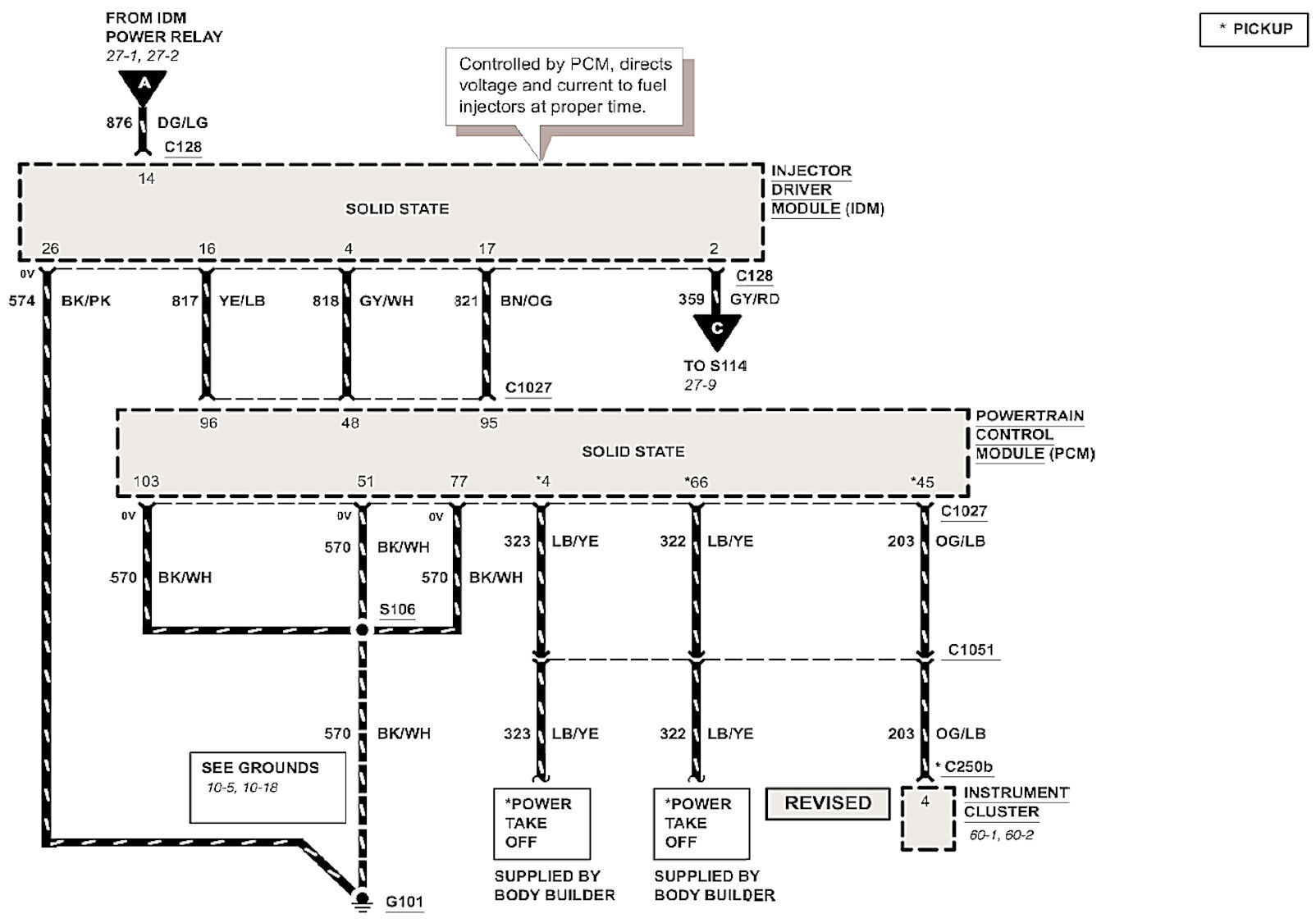 System Diagram — 2000 Ford F 450 2WD Super Duty V8-7.3L DSL Turbo VIN F ...