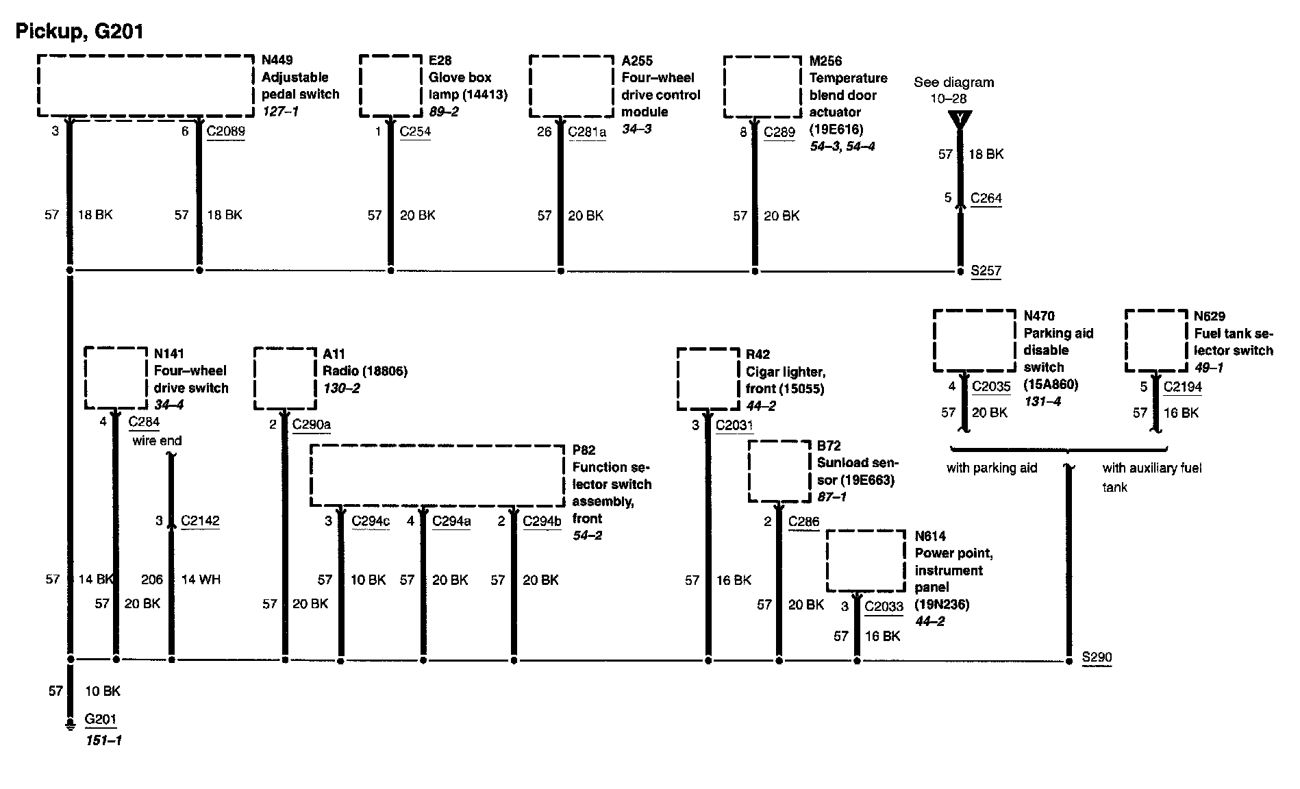G201 — 2002 Ford F 250 4WD Super Duty V8-7.3L DSL Turbo VIN F Service ...