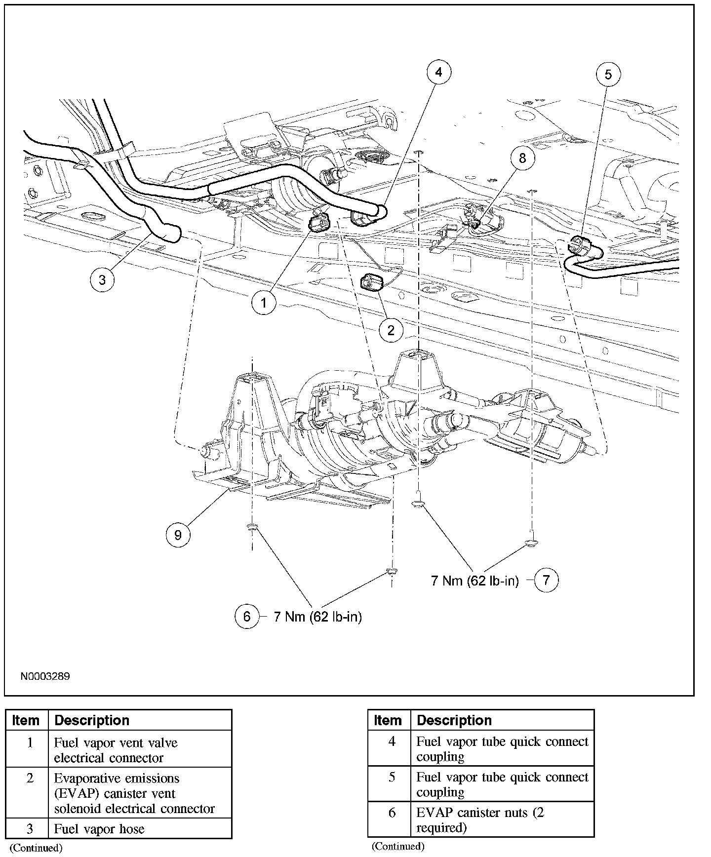 Evaporative Emission Control Canister: Service and Repair — 2007 Ford ...