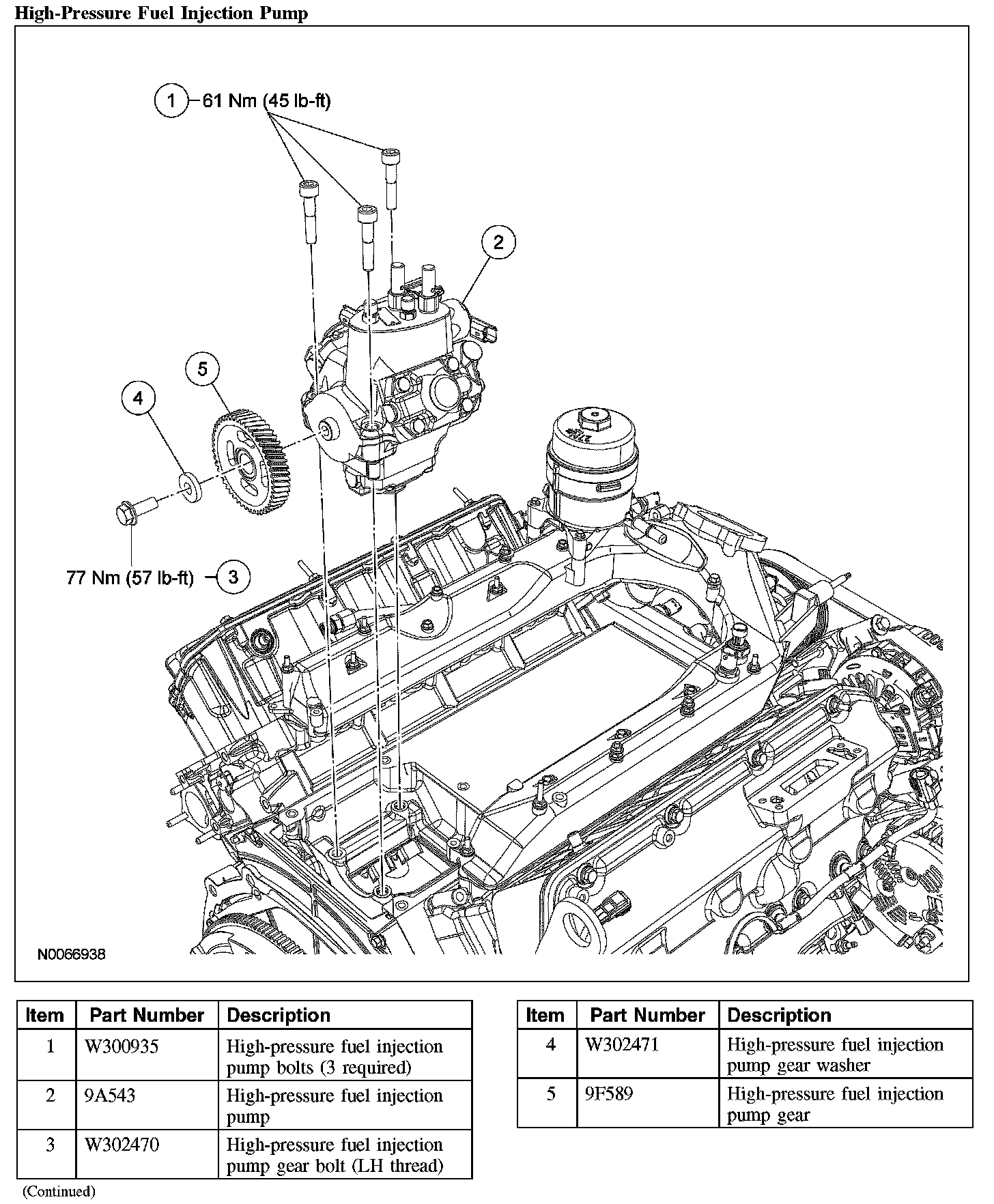 Fuel Injection Pump - High Pressure, Body On — 2008 Ford Truck F 350 ...