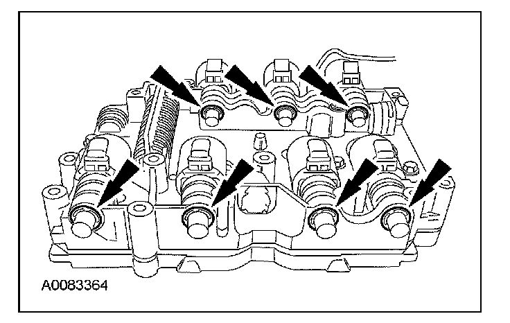 Solenoid Body Assembly — 2008 Ford F 350 4WD Super Duty V8-6.4L DSL ...