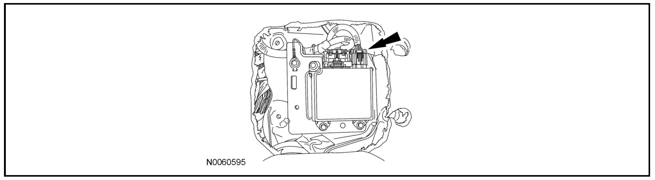 Air Bag Control Module: Service and Repair — 2013 Ford F 350 4WD Super ...
