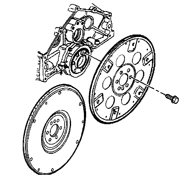 Flywheel: Service and Repair — 1999 Chevy Truck C Tahoe 2WD V8-5.7L VIN ...