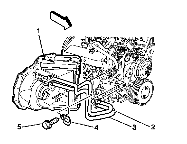Heating Hoses Replacement - Outlet — 2004 Chevrolet Astro Van 2WD V6-4 ...