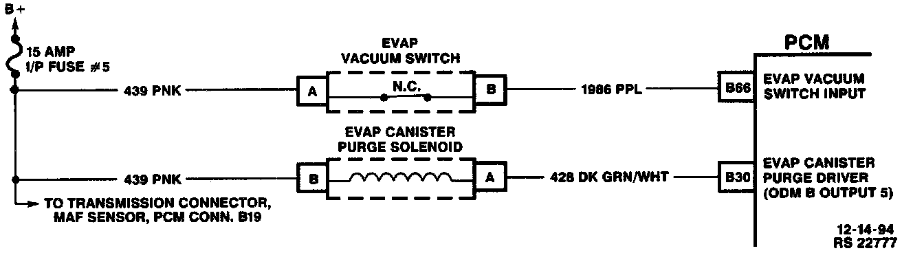 P1442 — 1995 Chevrolet Camaro V6-3.8L VIN K Service Manual | Operation ...