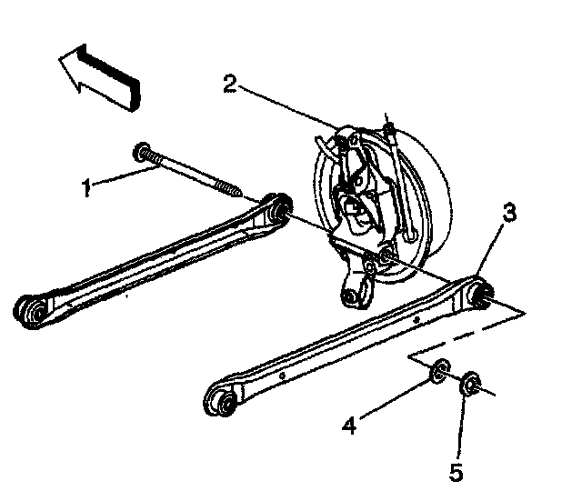 Lateral Stabilizer Rod: Service and Repair — 2003 Oldsmobile Alero V6-3 ...