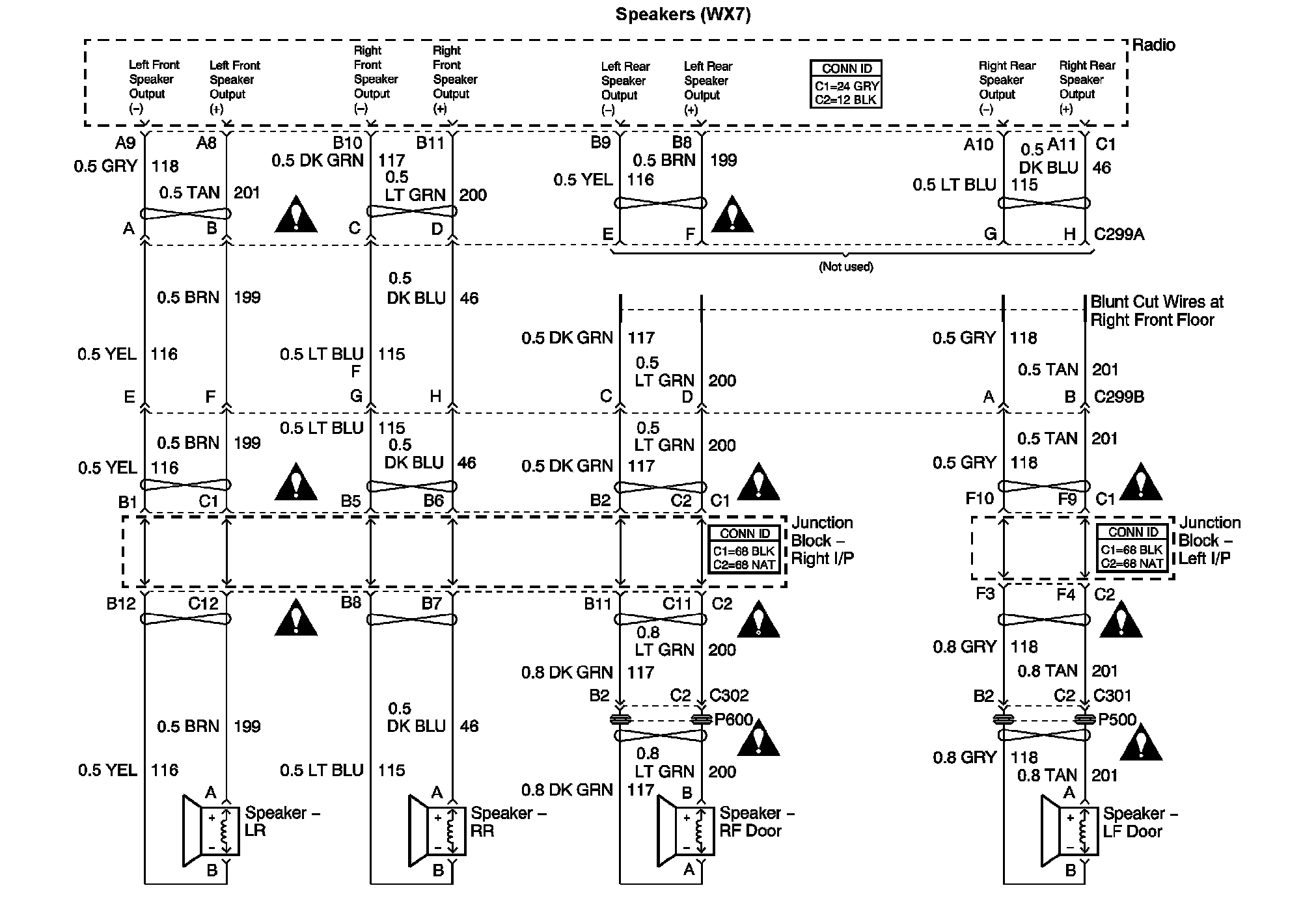Radio/Audio System Diagrams — 2004 Chevrolet Monte Carlo V6-3.8L SC VIN ...