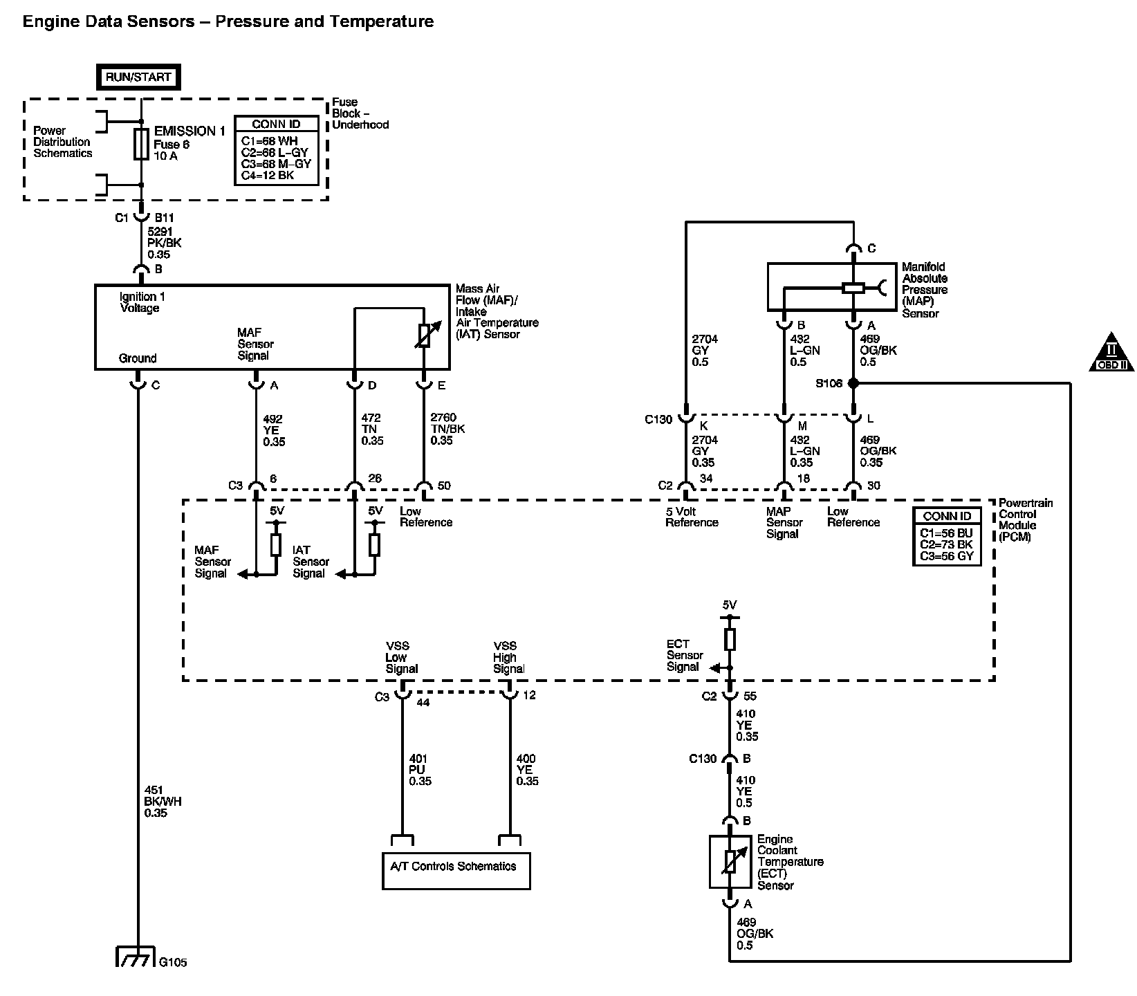 Engine Controls Diagram 3 — 2005 Chevrolet Malibu V6-3.5L VIN 8 Service ...