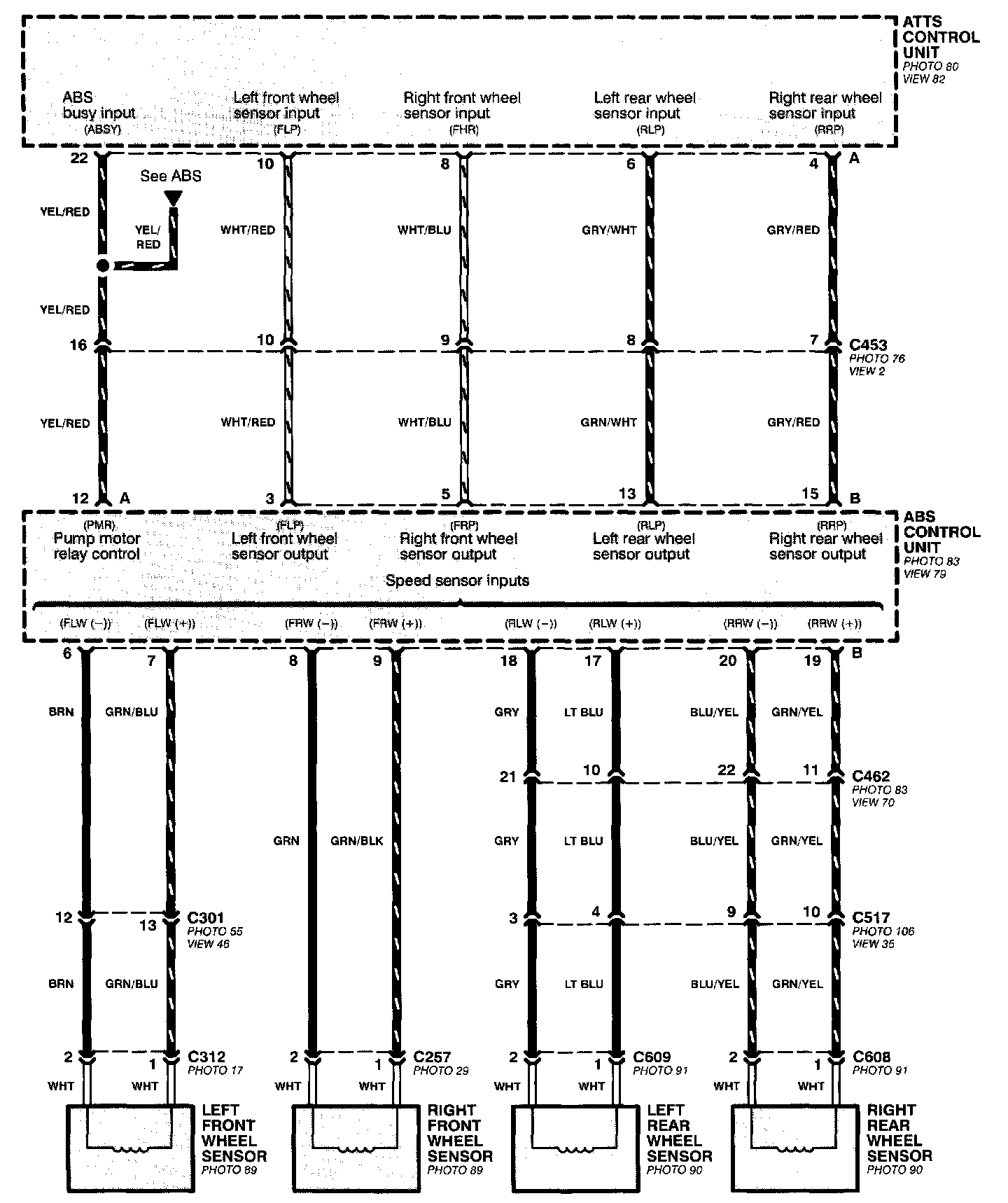 System Diagram — 1997 Honda Prelude Type-SH L4-2156cc 2.2L DOHC (VTEC ...