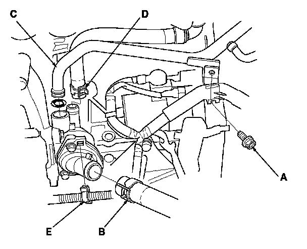 Water Passage Replacement — 2009 Honda CR-V 4WD L4-2.4L Service Manual ...