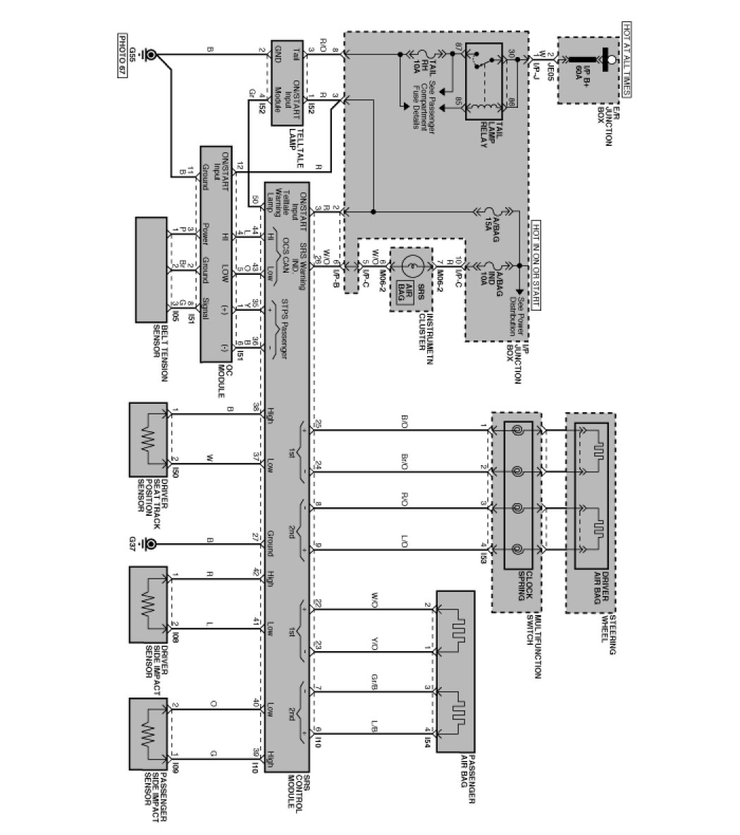 Supplemental Restraint System Control Module (SRnodeM) — 2007 Kia ...