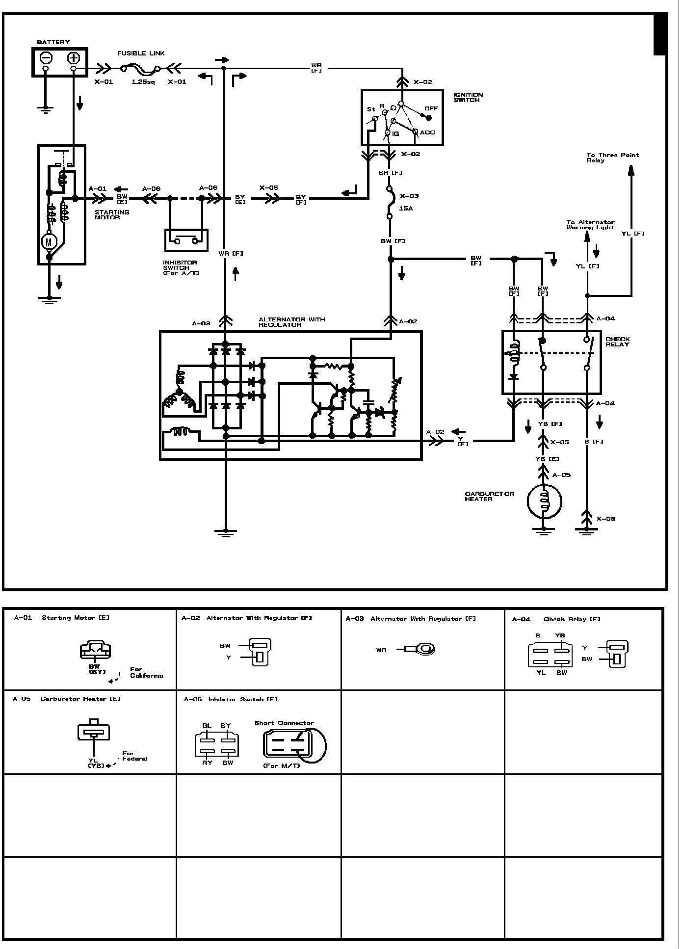 System Diagram — 1984 Mazda B Series Truck L4-2000 1970cc Service ...