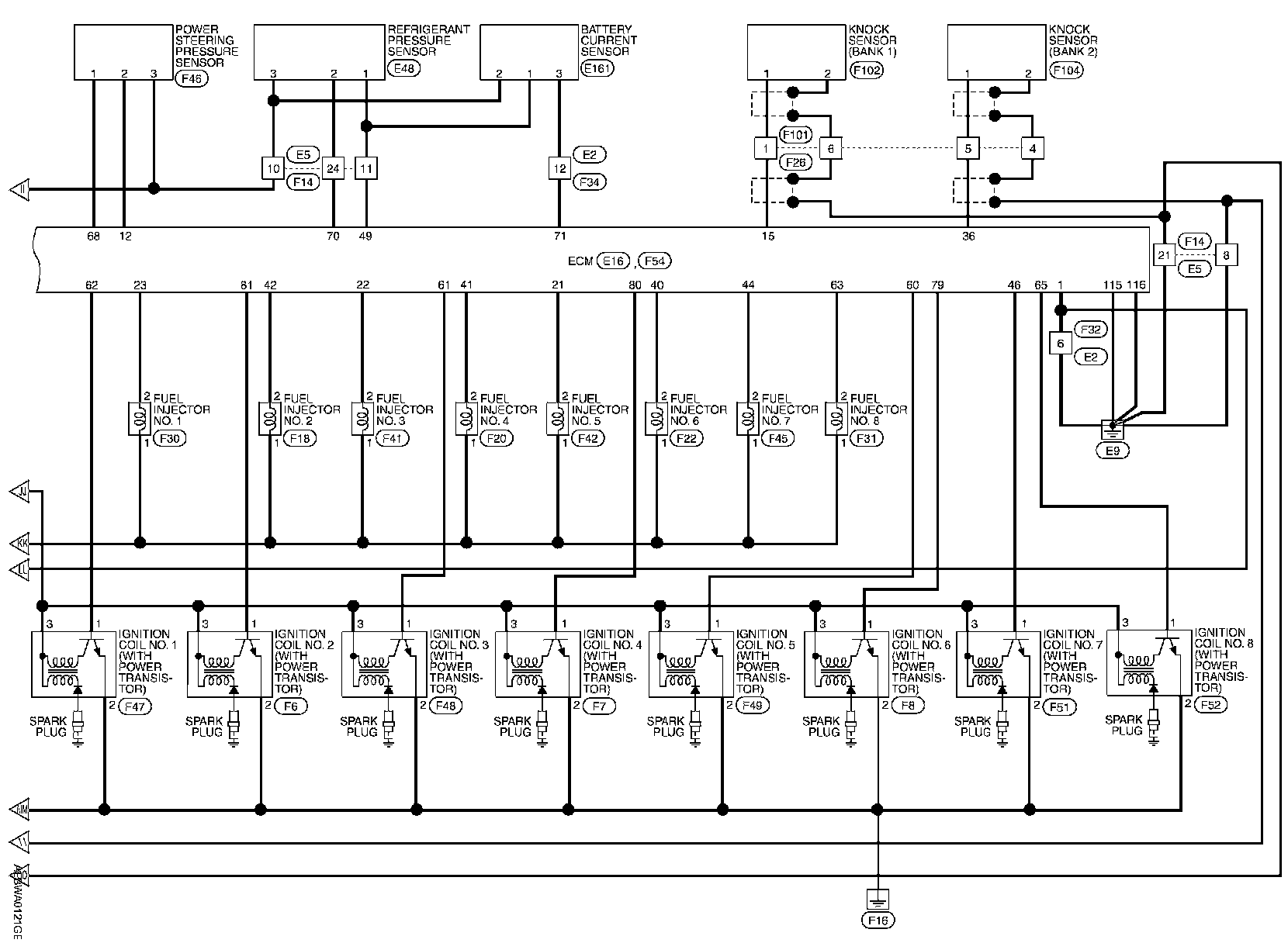 System Diagram — 2008 Nissan-Datsun Titan 4WD V8-5.6L (VK56DE) Flex ...