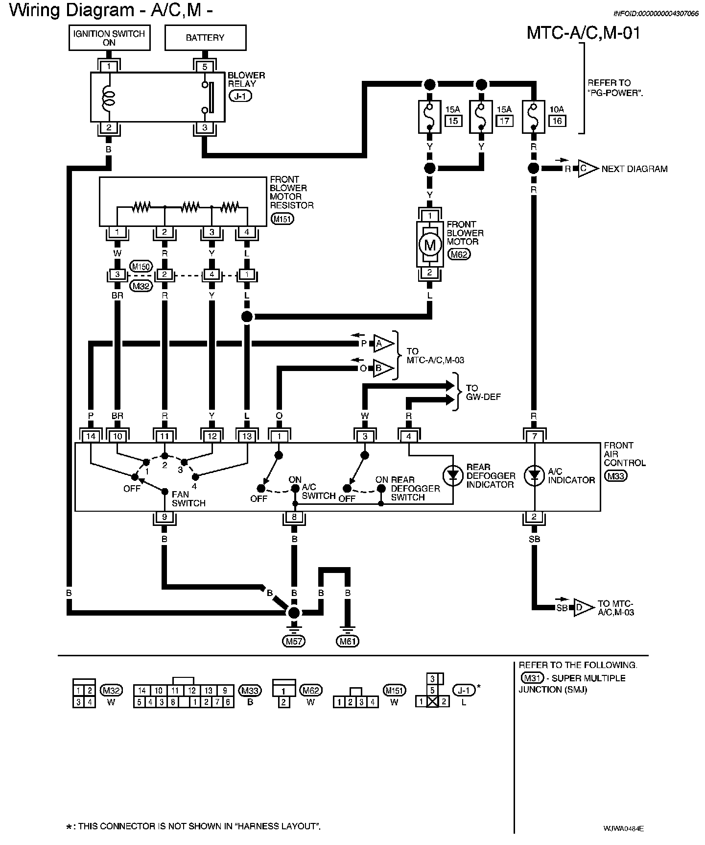 Wiring Diagram - A/C — 2009 Nissan-Datsun Versa L4-1.6L (HR16DE ...