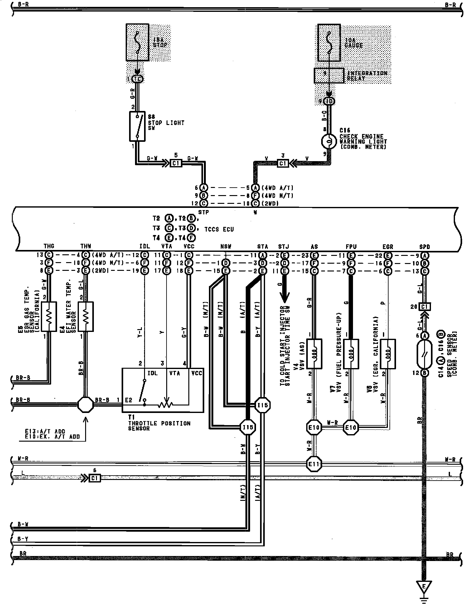 Part 2 of 3 — 1993 Toyota Truck Pickup 2WD L4-144.4 2366cc 2.4L SOHC ...
