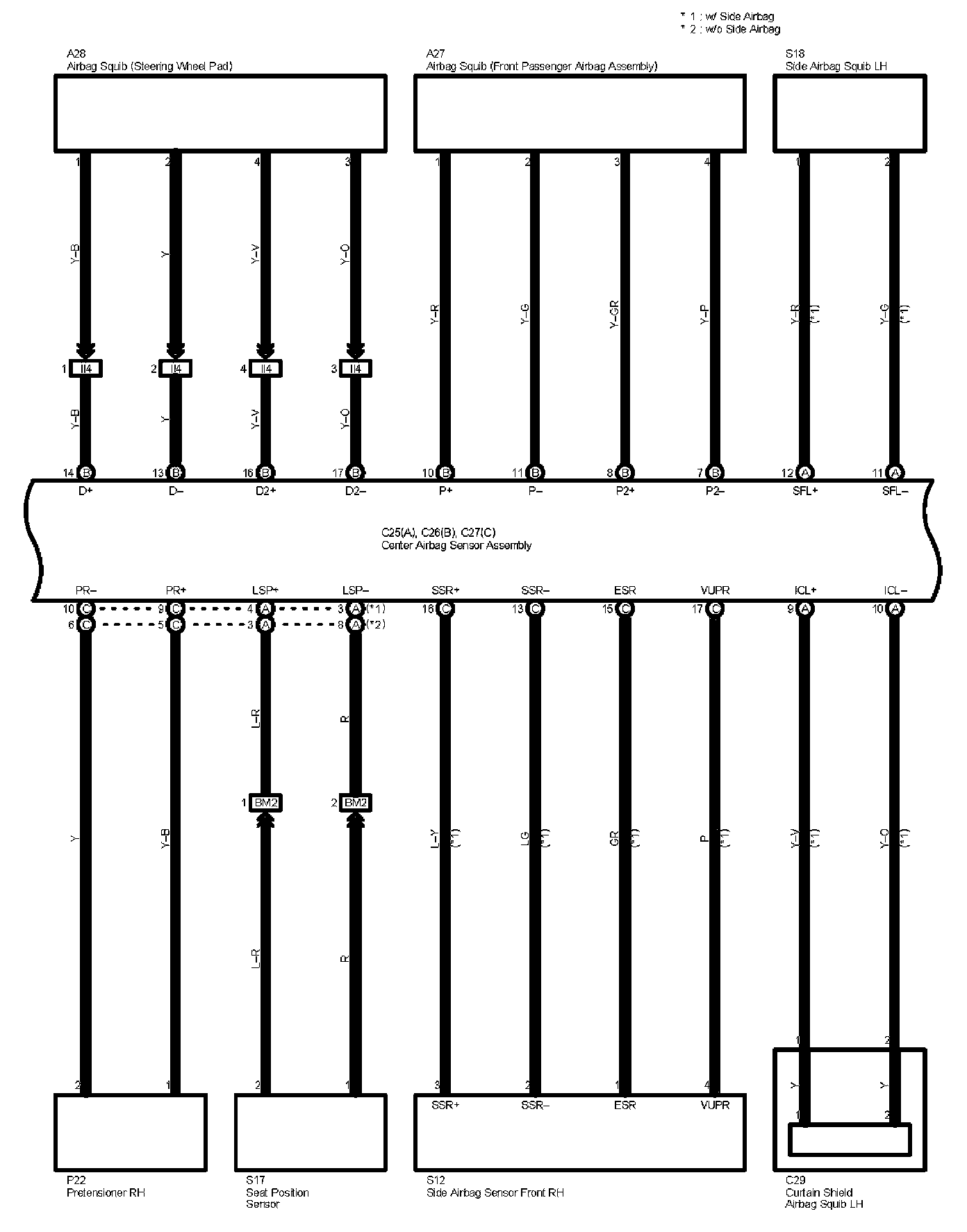 Air Bag Systems — 2004 Toyota Landcruiser V8-4.7L (2UZ-FE) Service ...