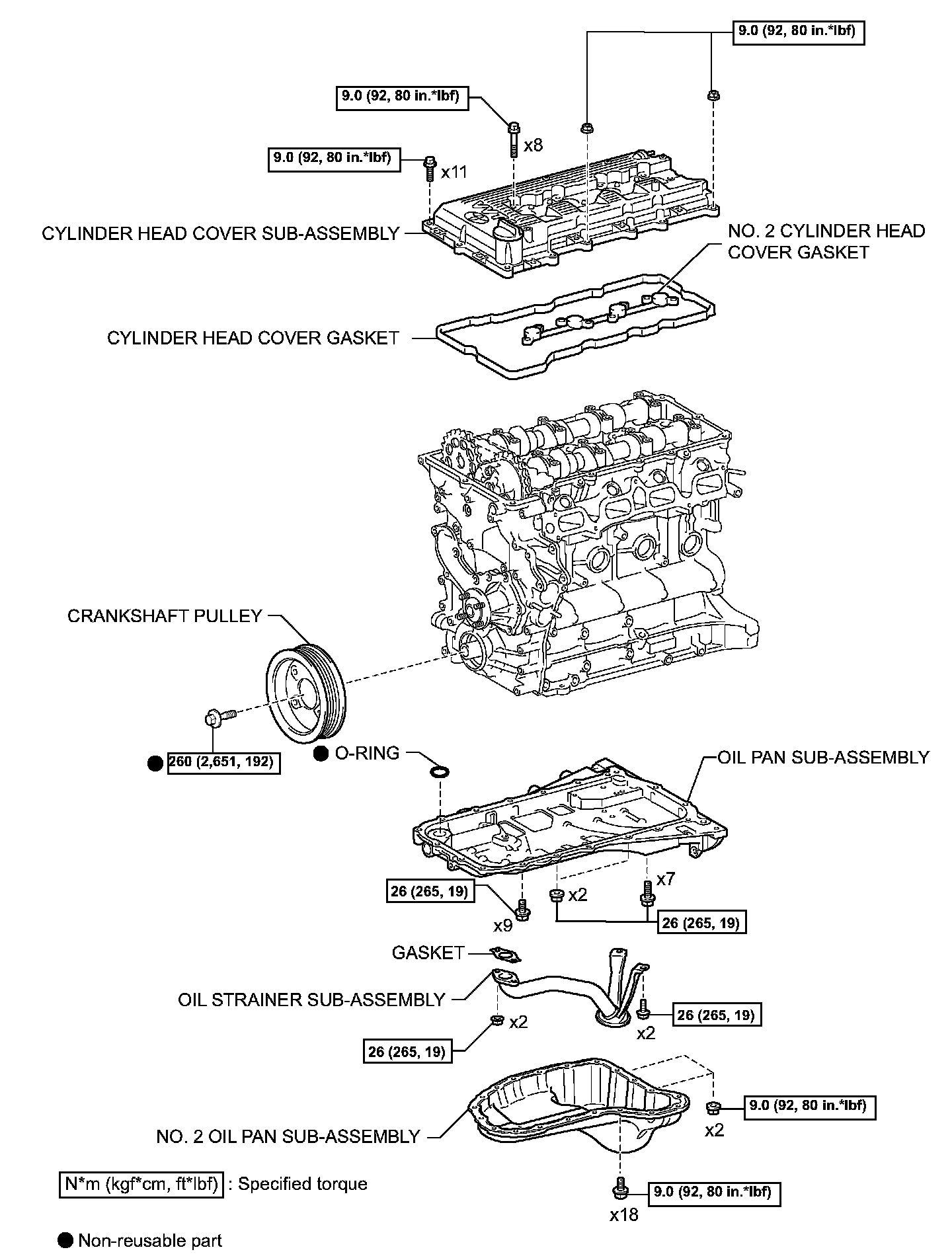 Removal and Replacement — 2007 Toyota Truck Tacoma 2WD L4-2.7L (2TR-FE ...