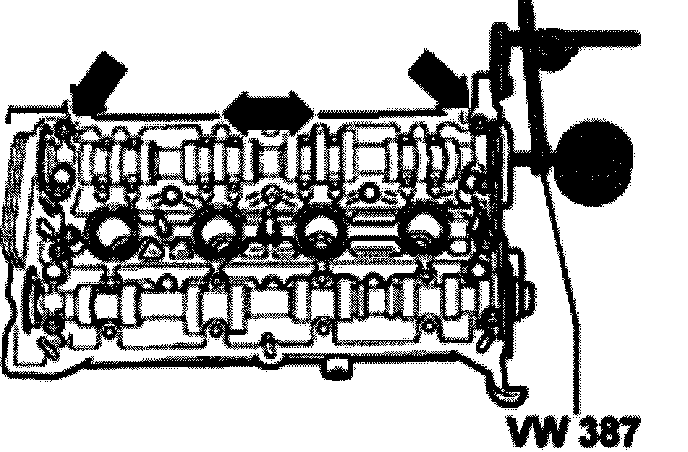 Camshaft: Testing and Inspection — 2000 Audi A4 Quattro Wagon (8D5) L4 ...