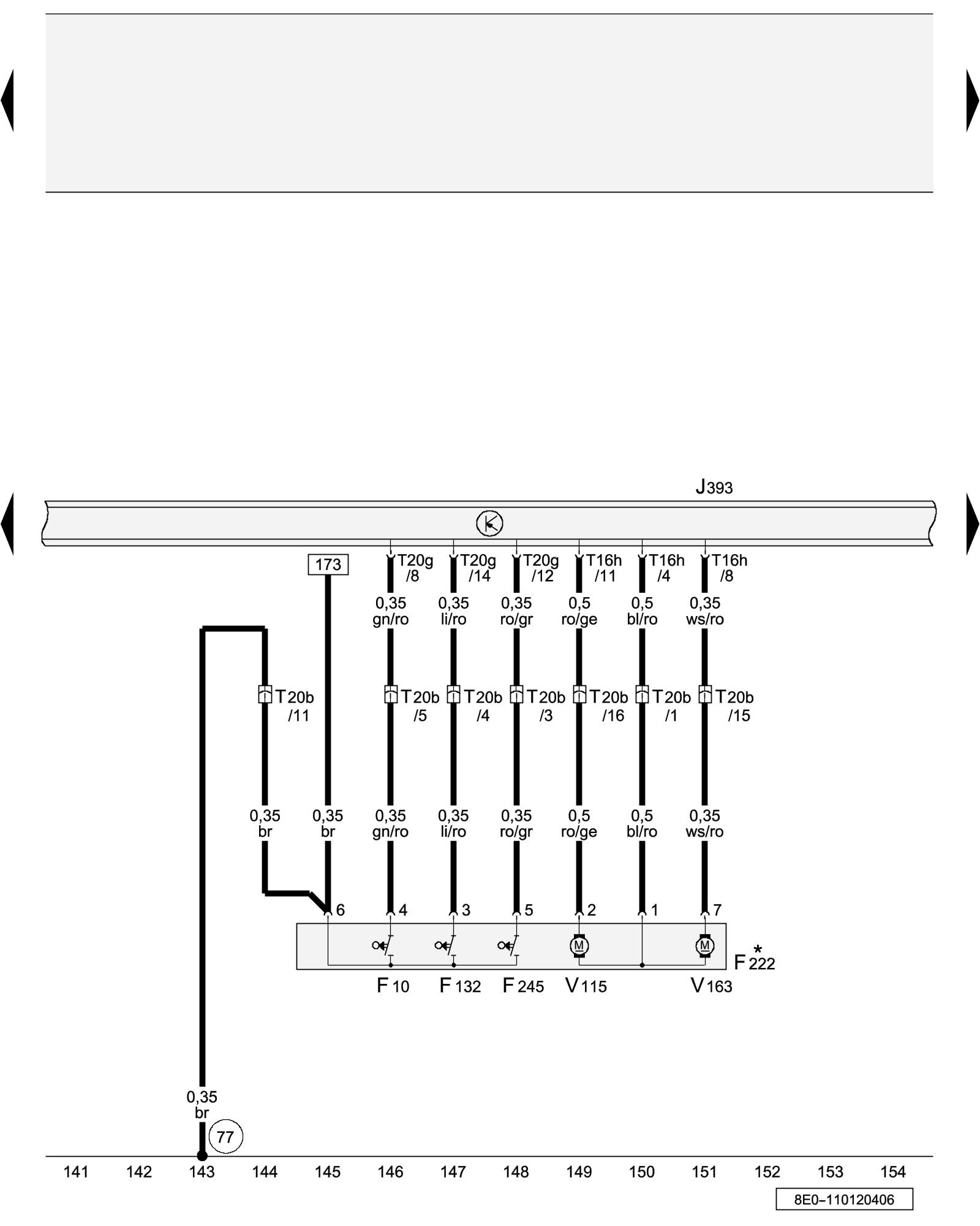 Diagram 108/12 (Tracks 141-154) — 2007 Audi S4 Quattro Sedan (8EC) V8-4 ...