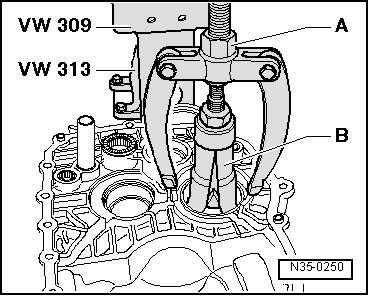 Output Shaft, 1st to 4th Gears — 2008 Audi A3 (8PA) L4-2.0L Turbo (CBFA ...