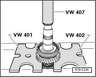 Output Shaft, 1st to 4th Gears — 2008 Audi A3 (8PA) L4-2.0L Turbo (CBFA ...