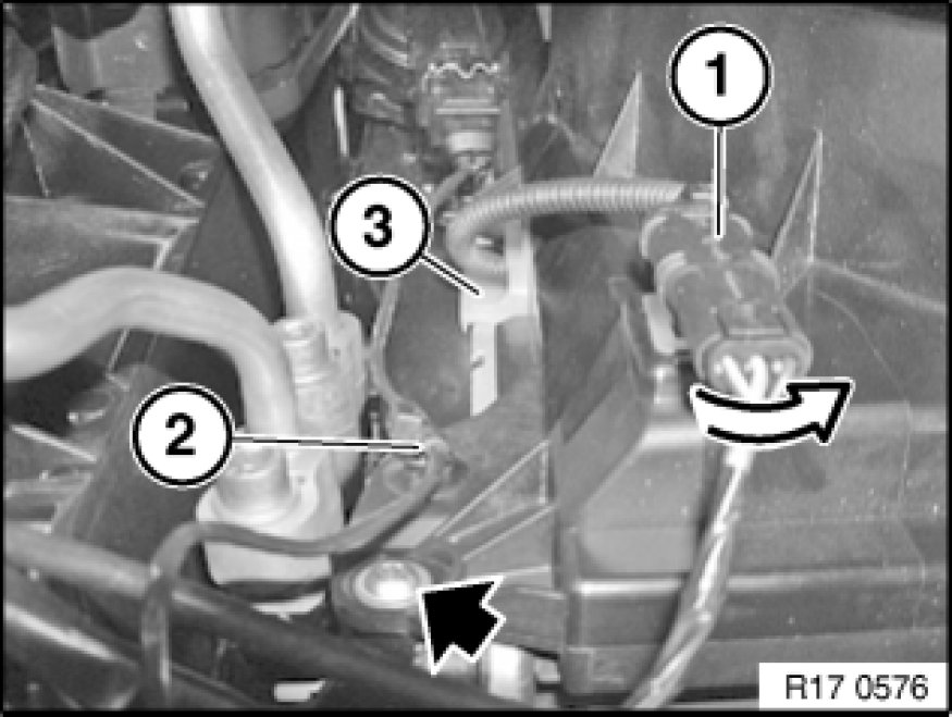 Radiator Cooling Fan: Service and Repair — 2009 BMW 328xi Sedan AWD ...