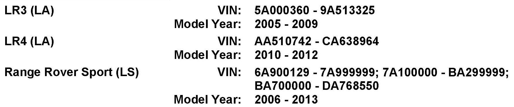 Suspension - System May Not Rise, Possible DTC C1A20-64 — 2005 Land ...