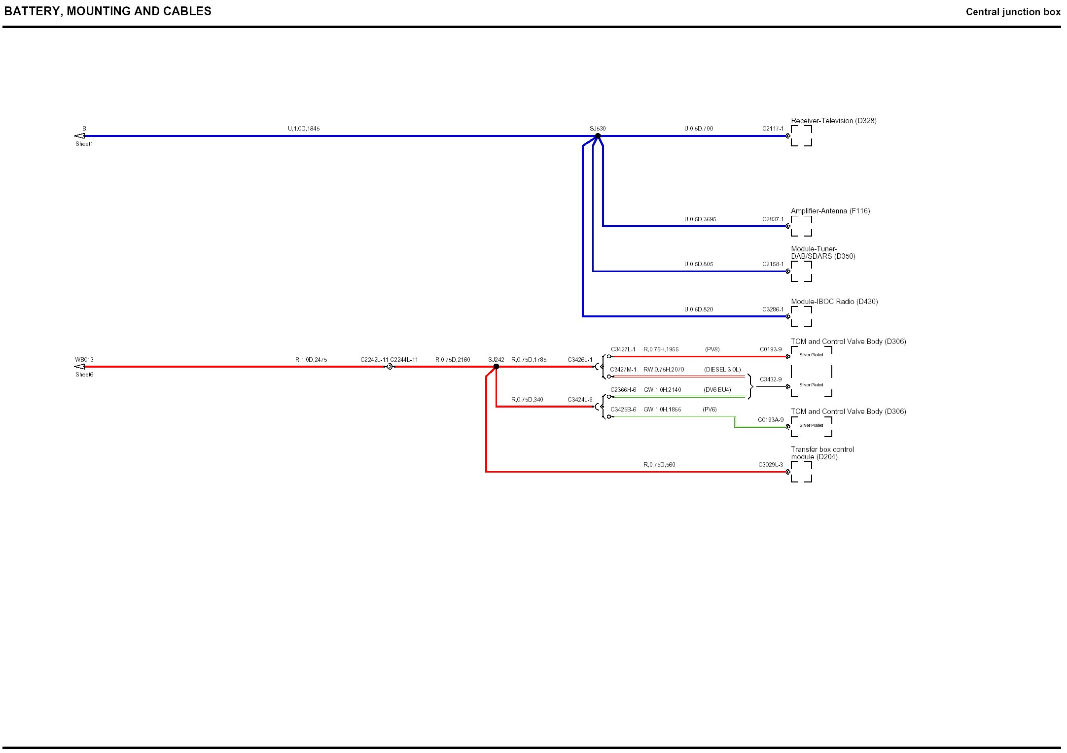 Central Junction Box (Sheet 11) — 2010 Land Rover LR4 (LA) V8-5.0L ...