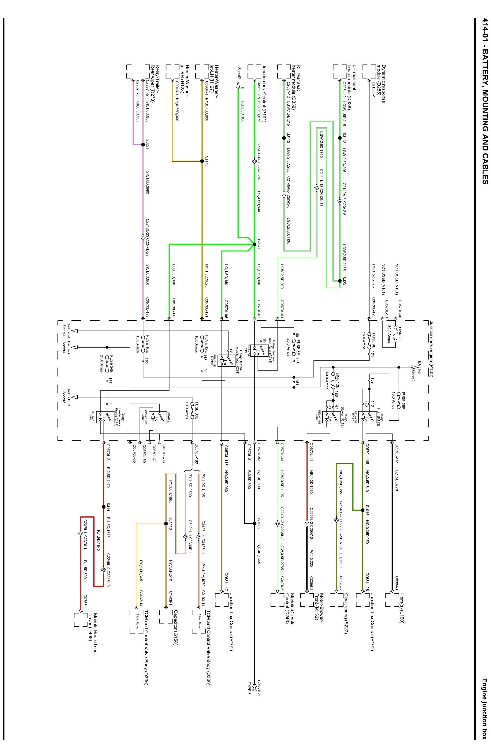 Engine Junction Box (Sheet 3) — 2011 Land Rover Range Rover Sport (LS ...