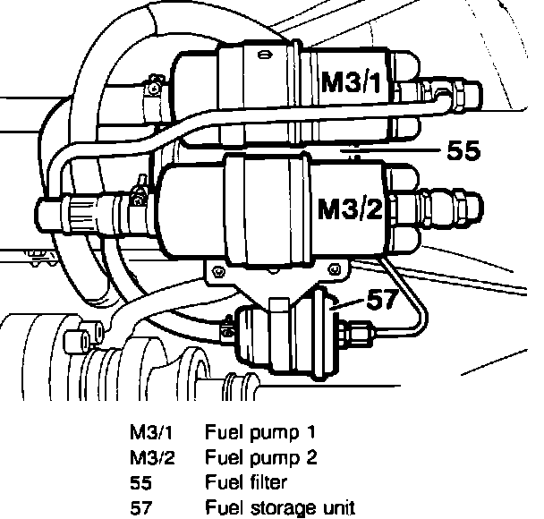 Remove/Install Fuel Pump — 1990 Mercedes Benz 500SL (129.067) V8-5.0L ...
