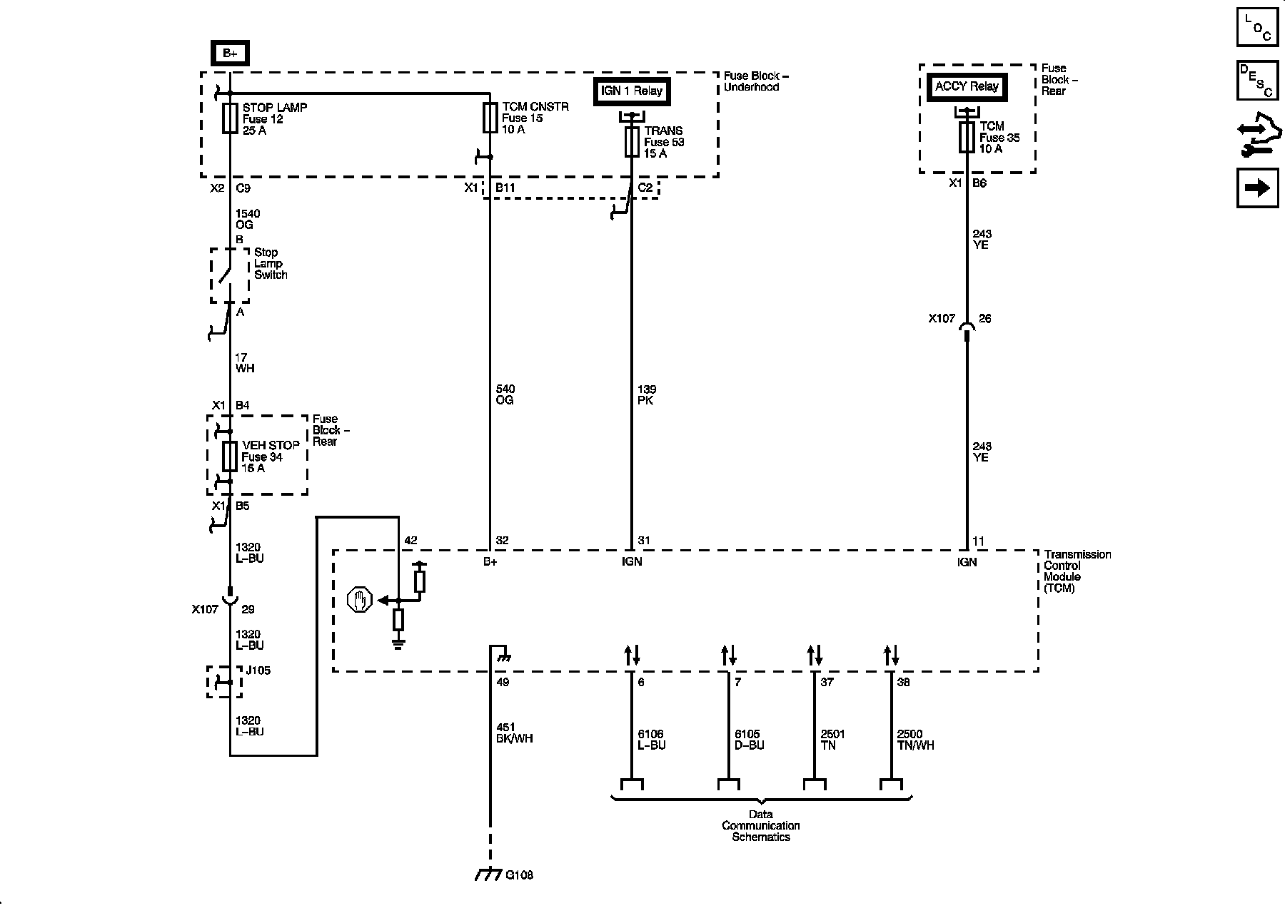 Electrical Diagrams — 2009 Saab 9-7X V8-6.0L Service Manual | Operation ...